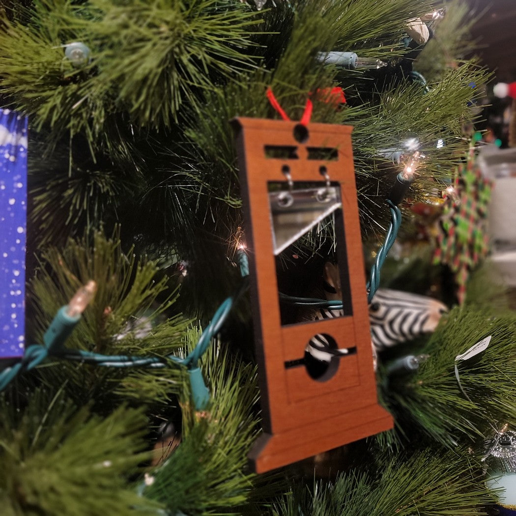 Guillotine Holiday Ornament – Mixtape Your Life, LLC
