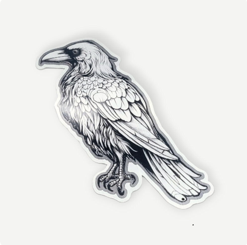 Raven Vinyl Sticker – Mixtape Your Life, LLC