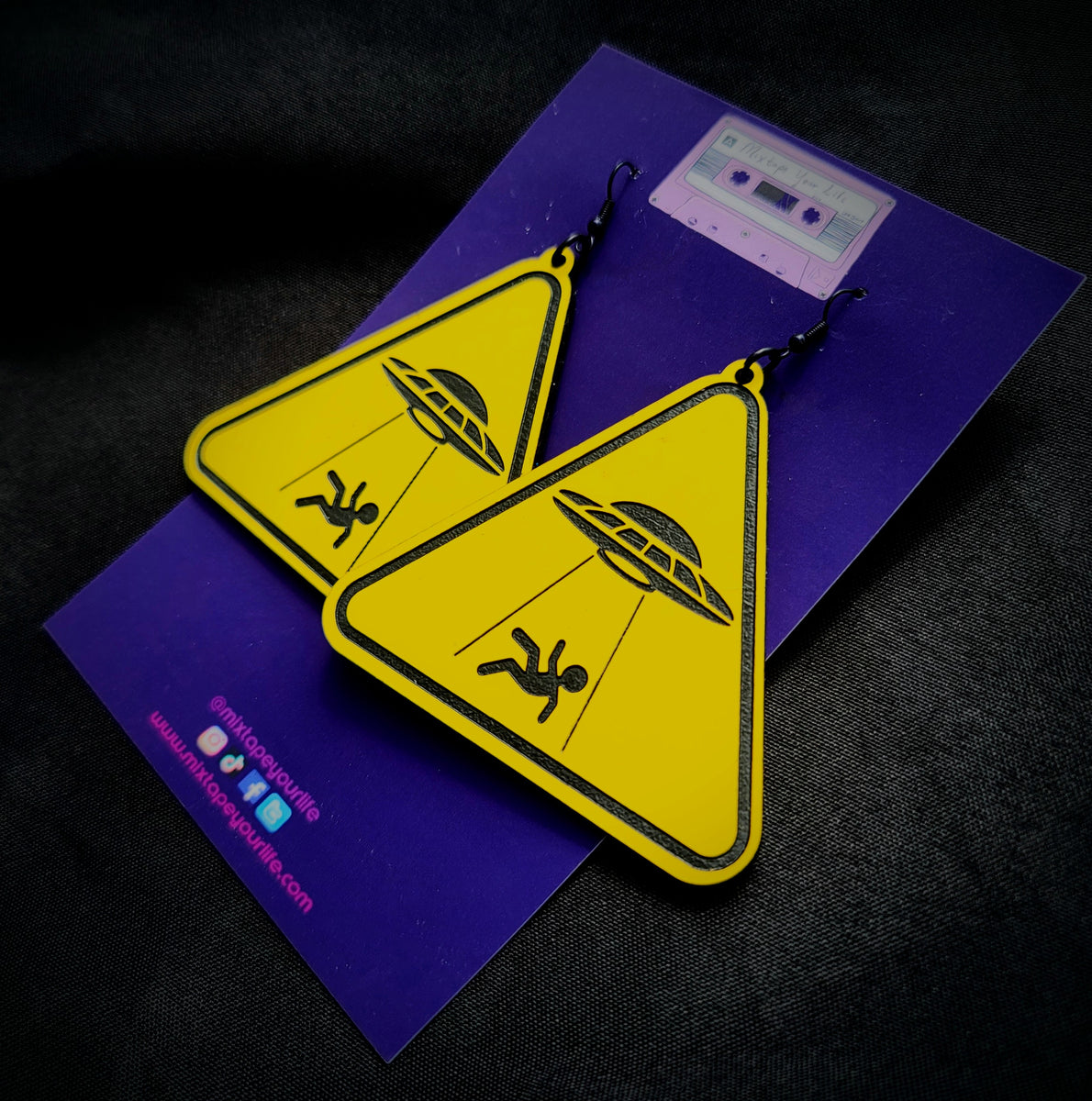 Alien Abduction Earrings – Mixtape Your Life, LLC